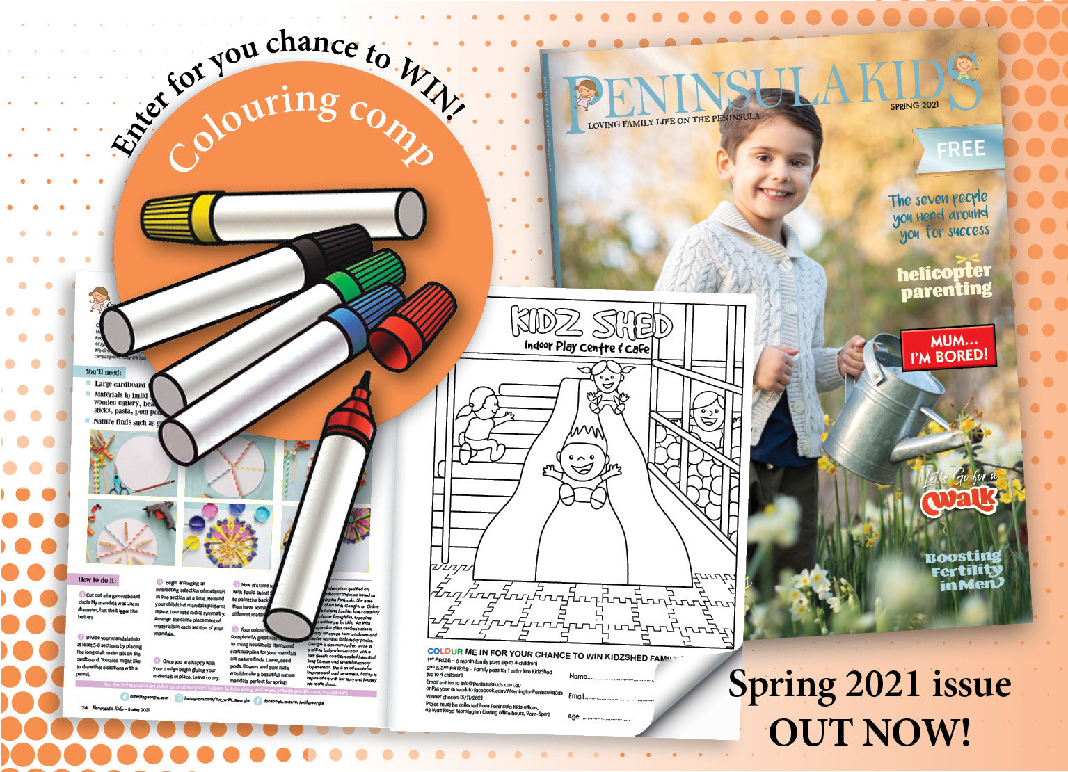 Spring Colouring Competition - Kidz Shed - Ended - Peninsula Kids