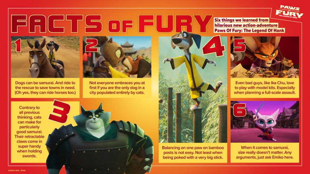Activity sheets - Paws of Fury: The Legend of Hank - Peninsula Kids